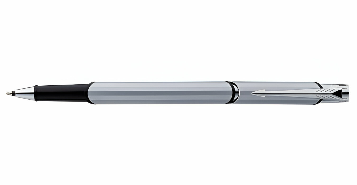 Ручка Parker Facet Matt Chrome CT, ювелирная латунь, съёмный колпачок, серебристая