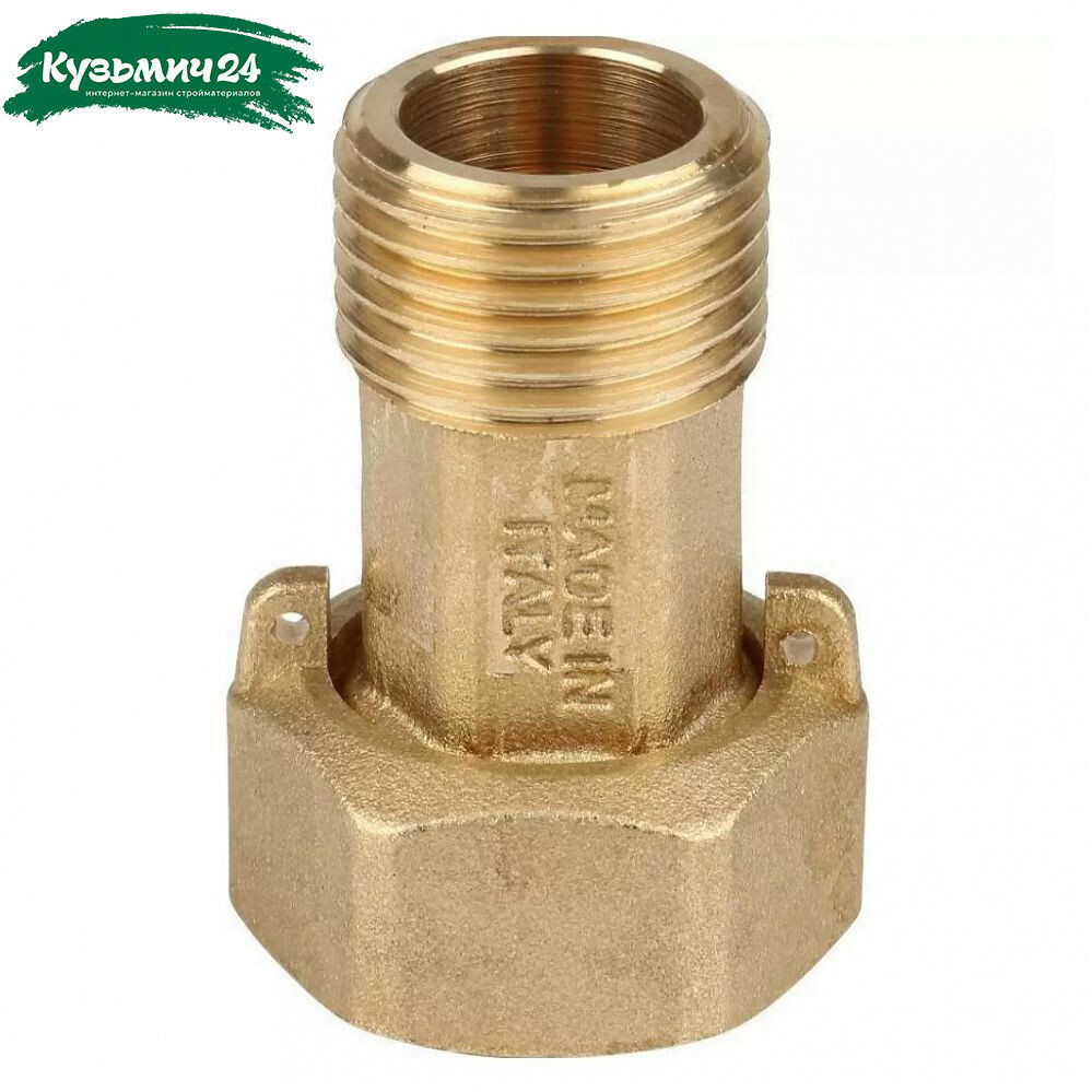 Американка прямая Frap 1/2"-1/2", НР-ВР, F218.04, для счетчика, с накидной гайкой, латунь