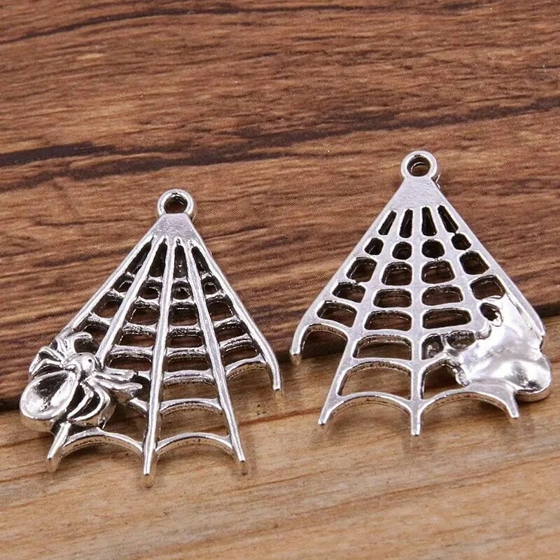 10pcs Подвеска в виде паука 23*32mm
