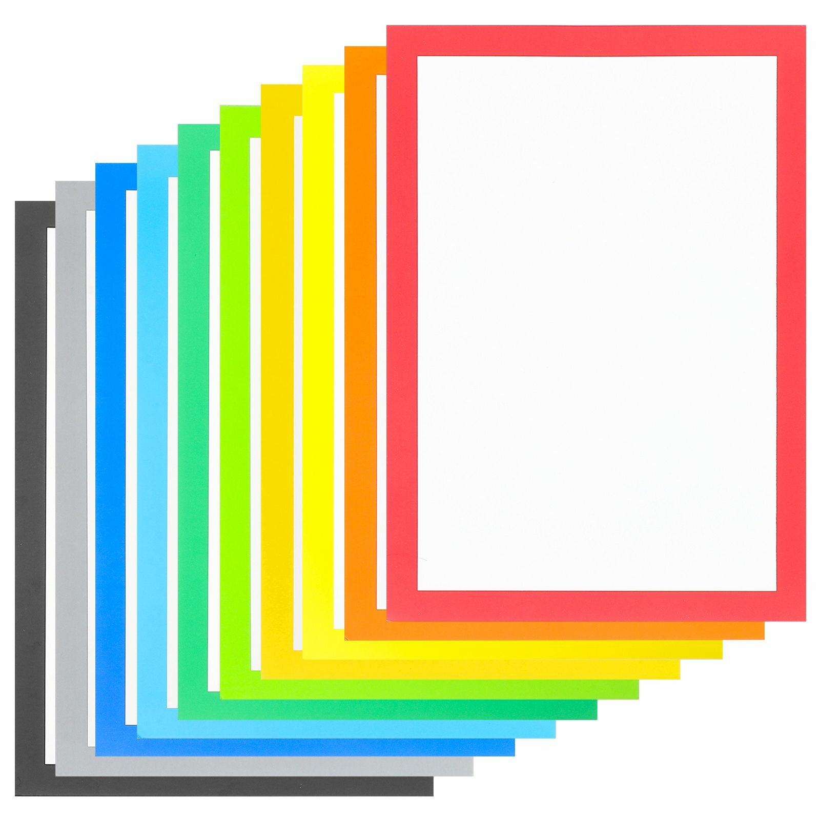 10 листов картонной бумаги для рисования, плотный картон 38x26 см, набор разноцветных листов для карандашей, маркеров, акварели и эскизов