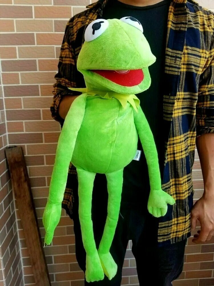 Tinni Toys Мягкая игрушка Лягушонок Кермит Kermit the Frog, 60 см