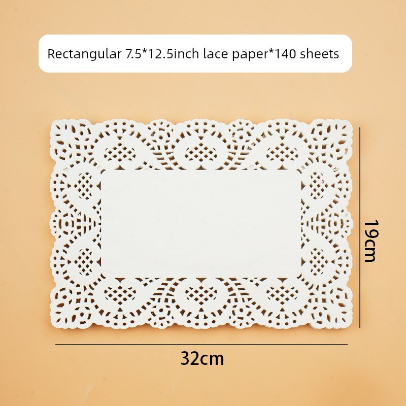 Прямоугольные бумажные листы 7,5x12,5 дюйма, 150 листов в пакете для торта и пиццы