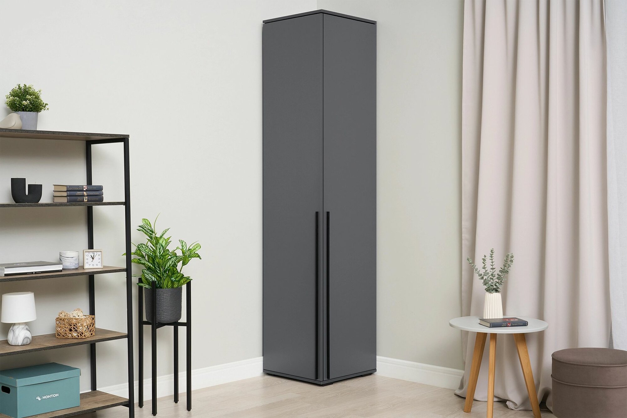 Норд Пенал угловой (Графит, Графит)