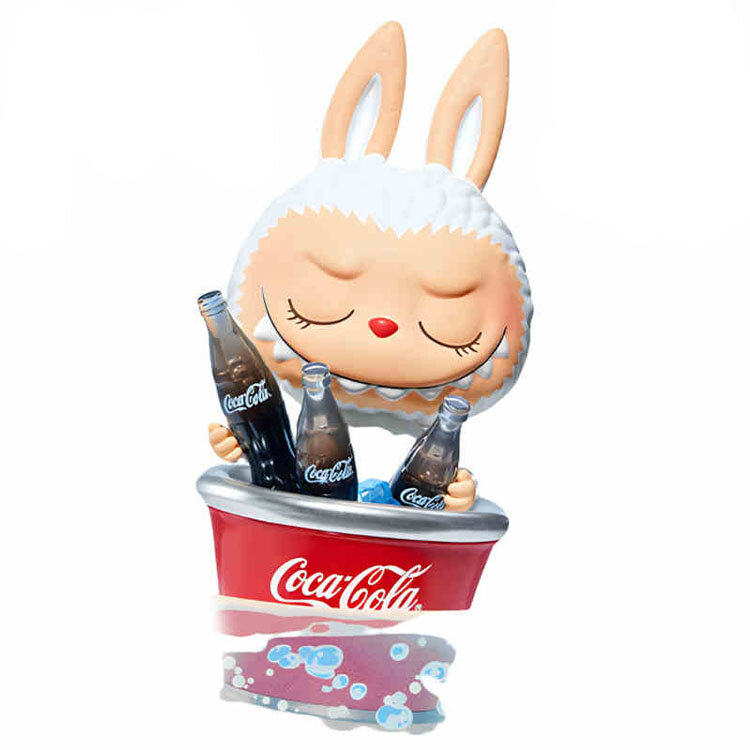 Игрушка унисекс POP MART Labubu THE MONSTERS Coca Cola Collection, Confirmed-Cool Moment (Open)