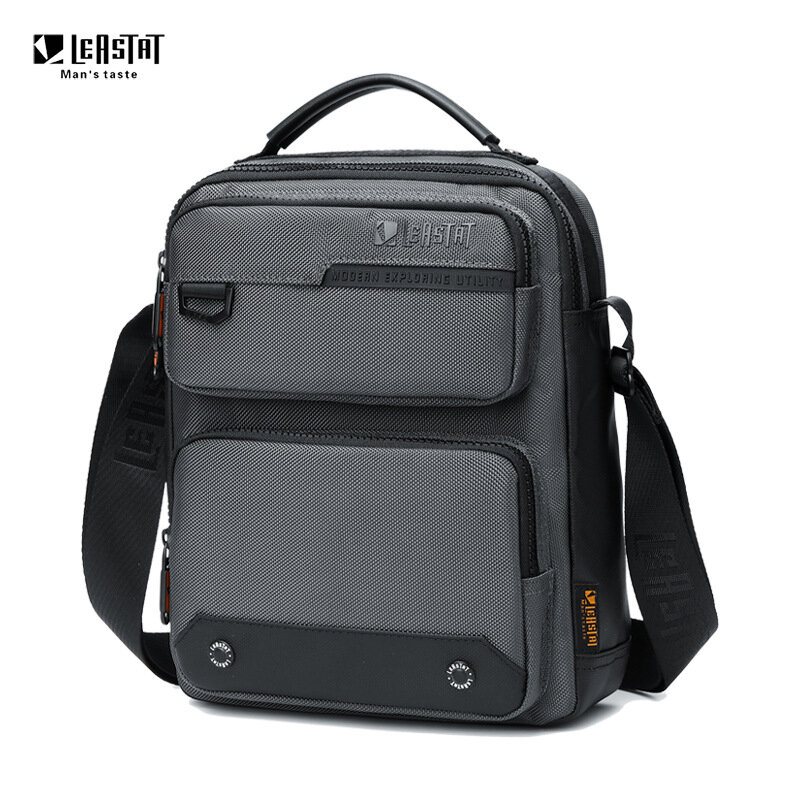 Мужская сумка через плечо LEASTAT, модная повседневная мужская сумка из новой ткани Оксфорд, многофункциональная сумка-кроссбоди.
