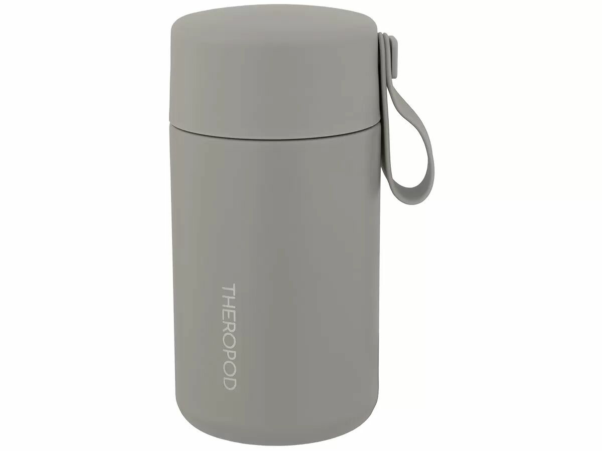 Термос для еды THEROPOD TP-21-500-CG 0.5L, нержавеющая сталь, серый