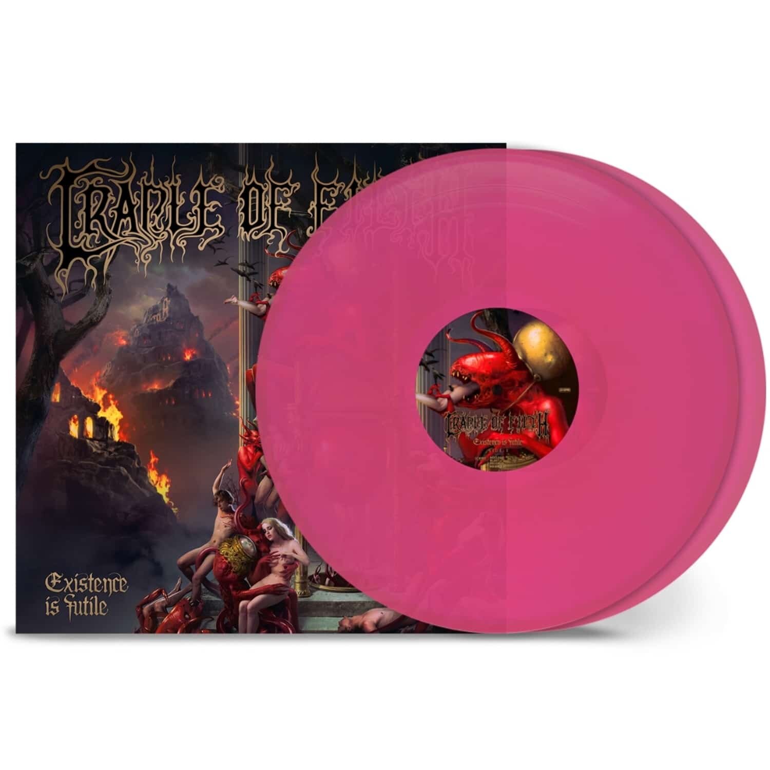 Cradle Of Filth. Existence Is Futile (2LP Ltd Magenta/Reissue/Виниловая пластинка)