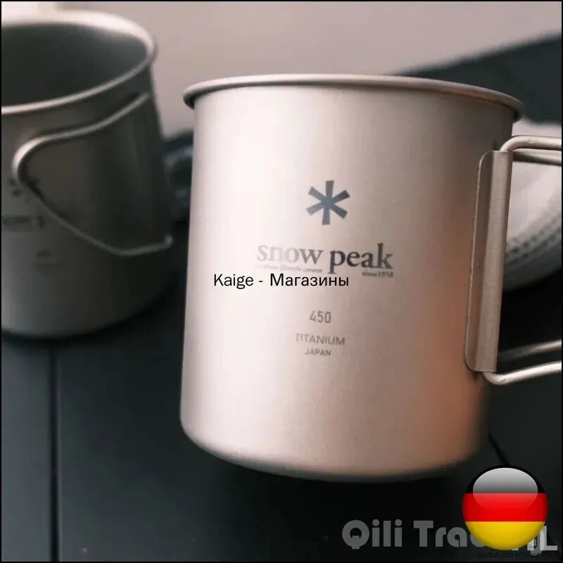 Эксклюзивная титановая кружка Snow Peak ультралегкая