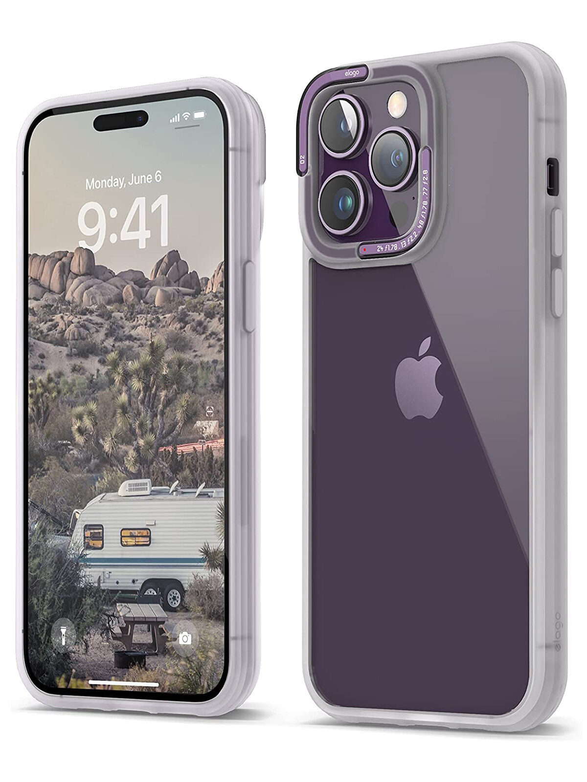 Elago для iPhone 14 Pro чехол DUAL (pc/tpu) Deep Purple