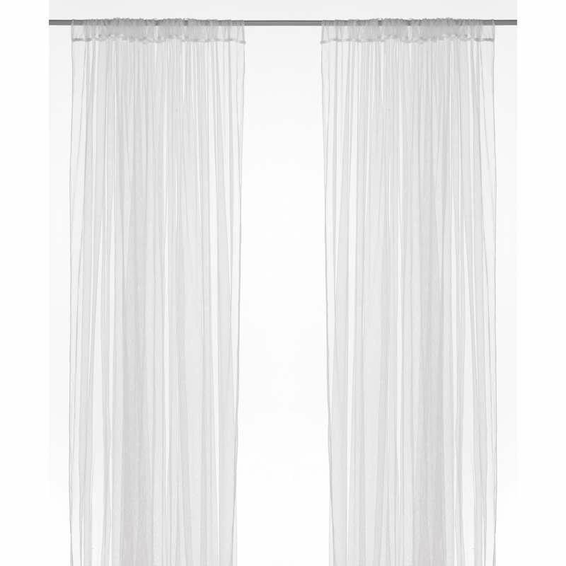 Гардина 2шт, 280х300см, белый, икеа Лилль, IKEA Lill