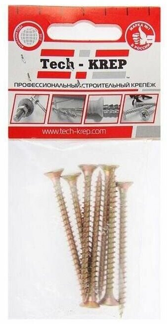 Саморез ШУж 5.0х60 потайной головкой (уп.7шт) Tech-Krep/Zitar 102512