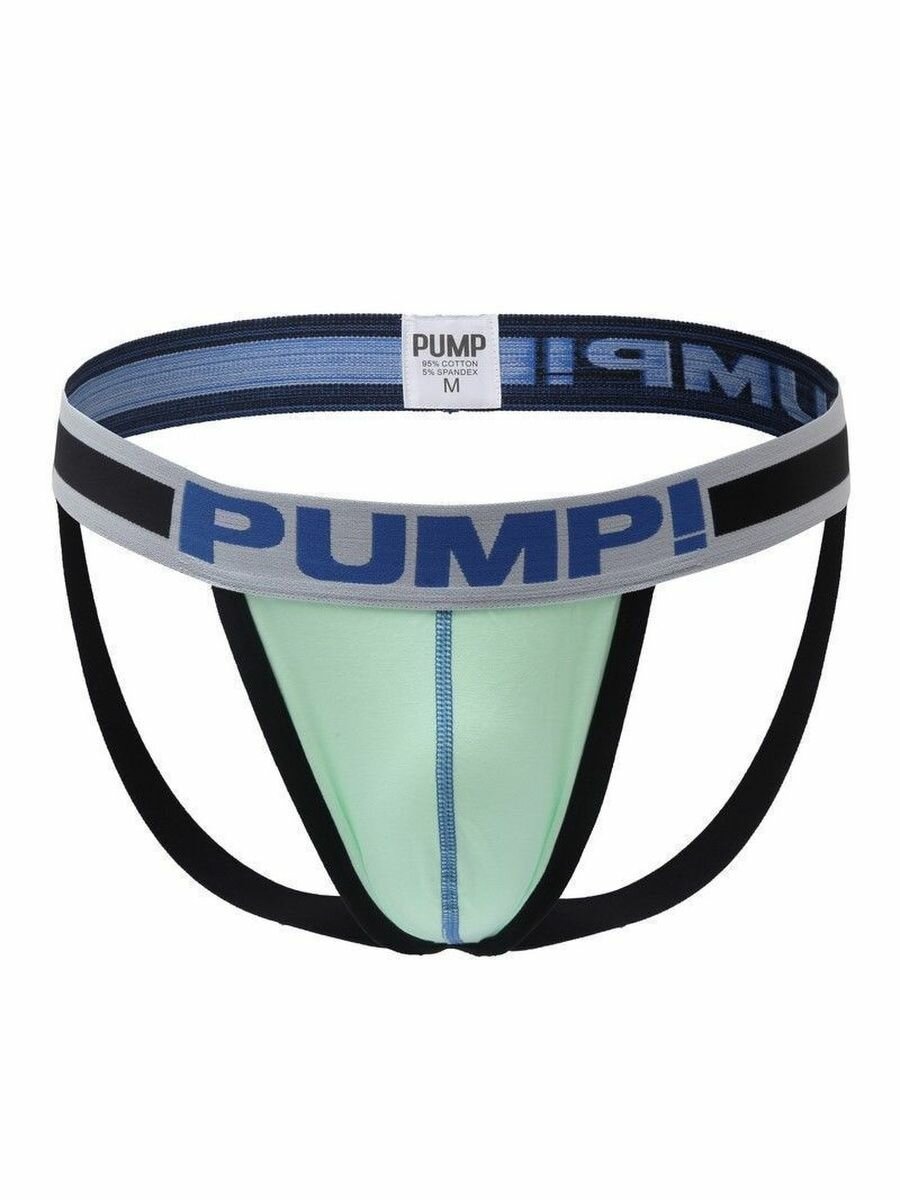 Мужские трусы джоки салатовые Pump White Mint H96 L (48)