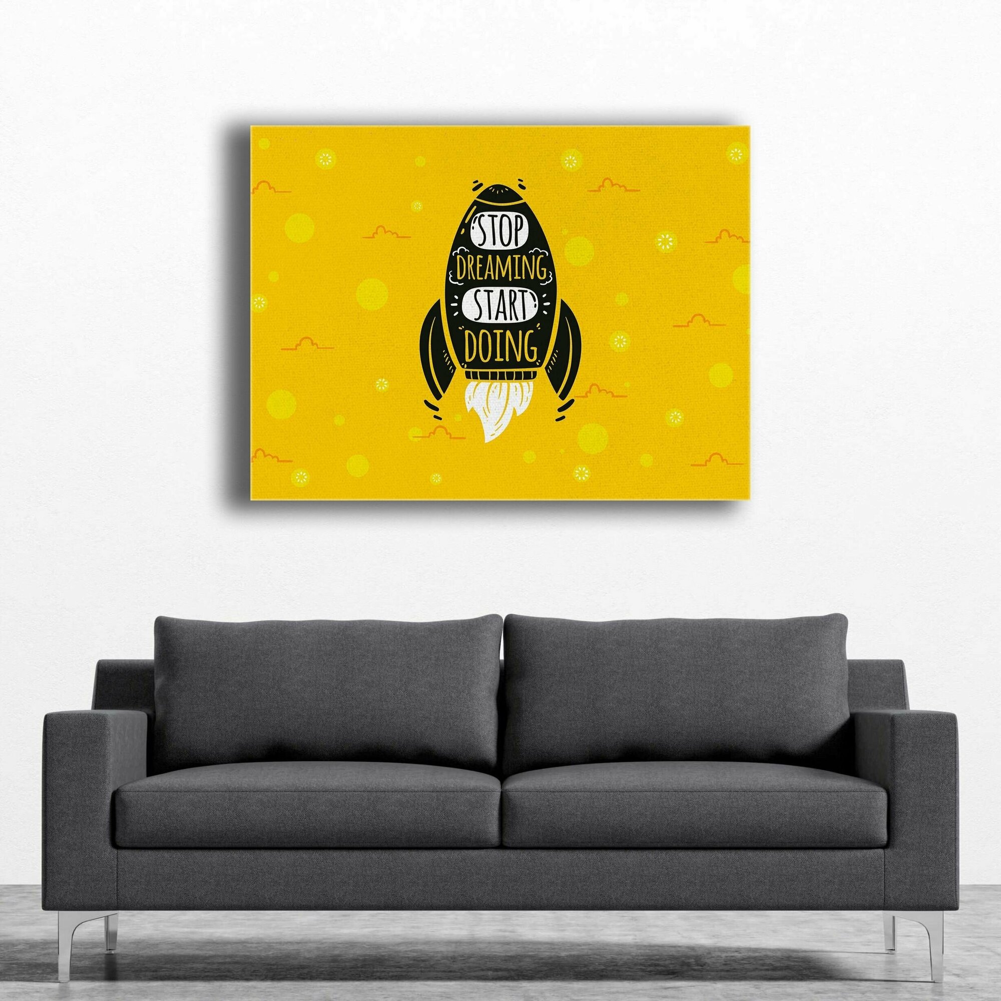 Интерьерная картина на холсте / Мотивация / Аффирмация 50*70