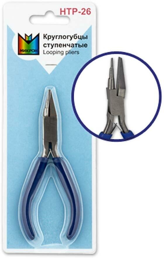 Micron Круглогубцы ступенчатые HTP-26 металл в блистере