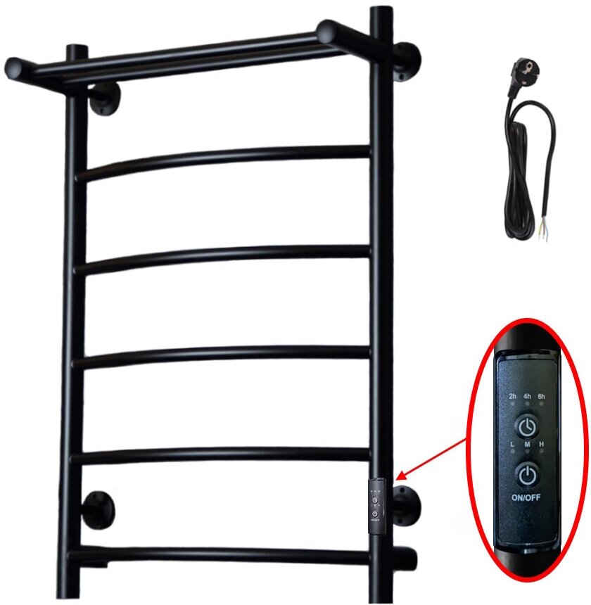 Электрический полотенцесушитель Тругор Пэксп5П/8050черныйВГП