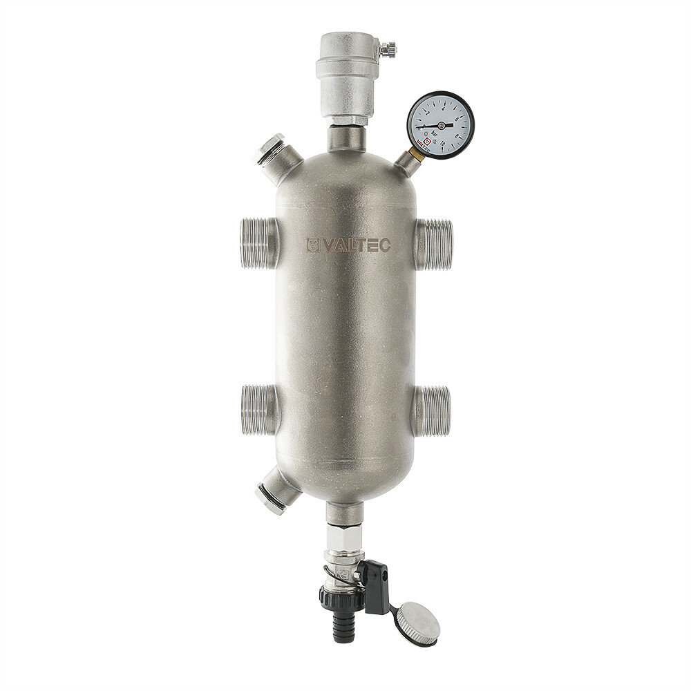 Гидравлическая стрелка VALTEC из нерж. стали 1 1/4", VT. VAR05. SS.07