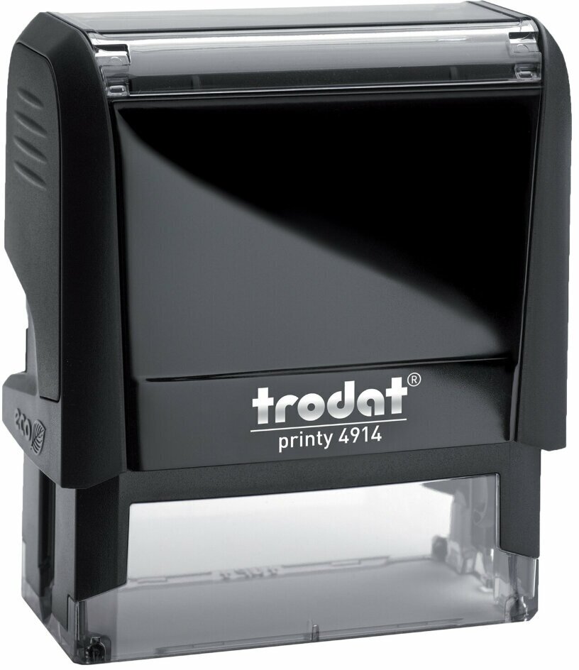 Оснастка для штампа, размер оттиска 64х26 мм, синий, TRODAT 4914 P4, подушка в комплекте, 52826, 236819