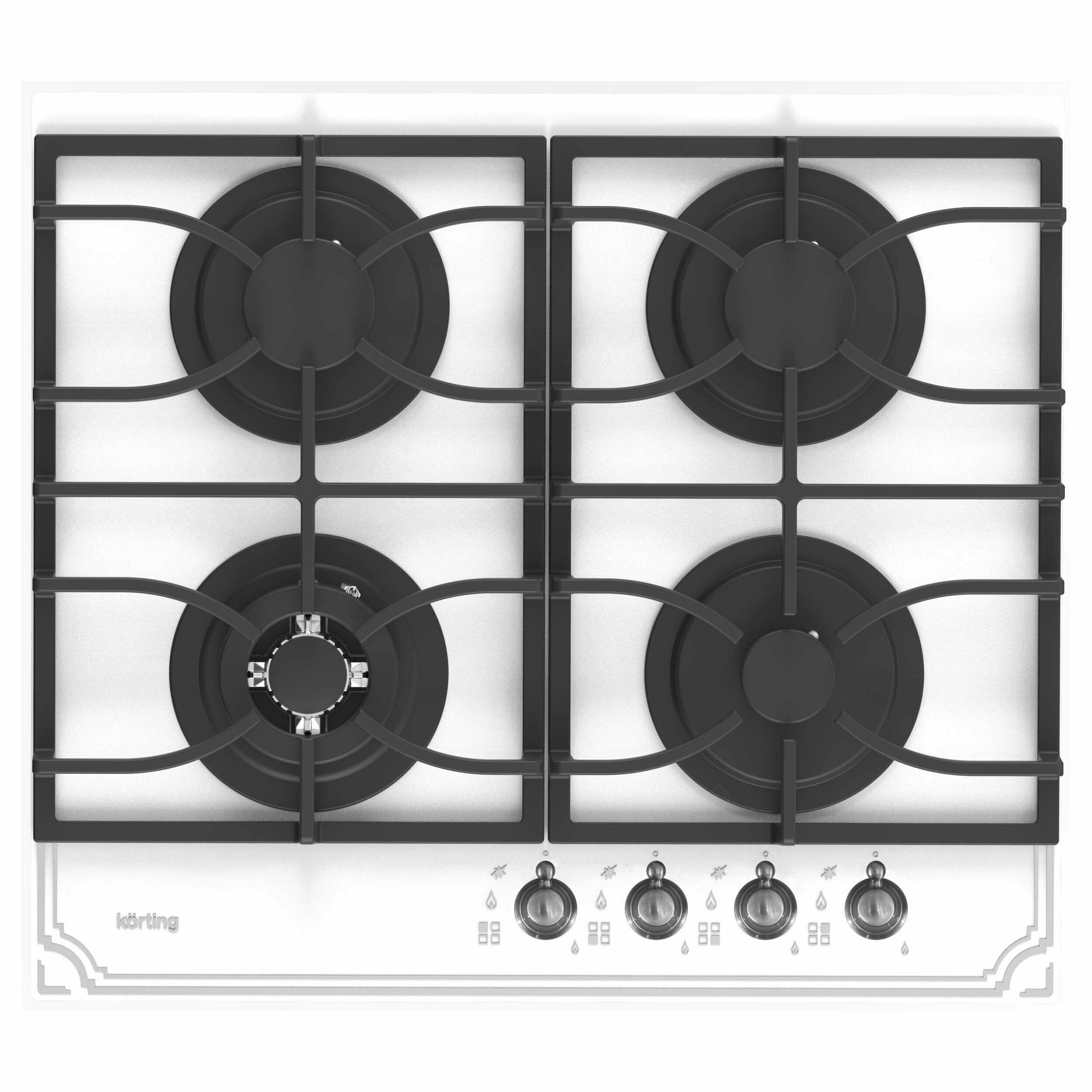 Встраиваемая газовая панель KORTING HGG 6911 CTRW, официальная гарантия