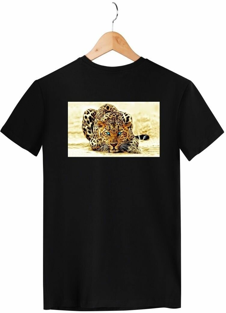 Футболка С Авторским Принтом Леопард