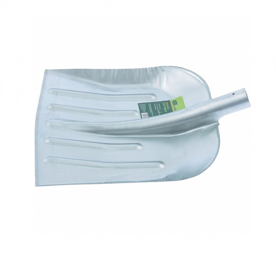 Лопата снеговая стальная оцинков. 330*365мм, без черенка, СИБРТЕХ (арт.61536)