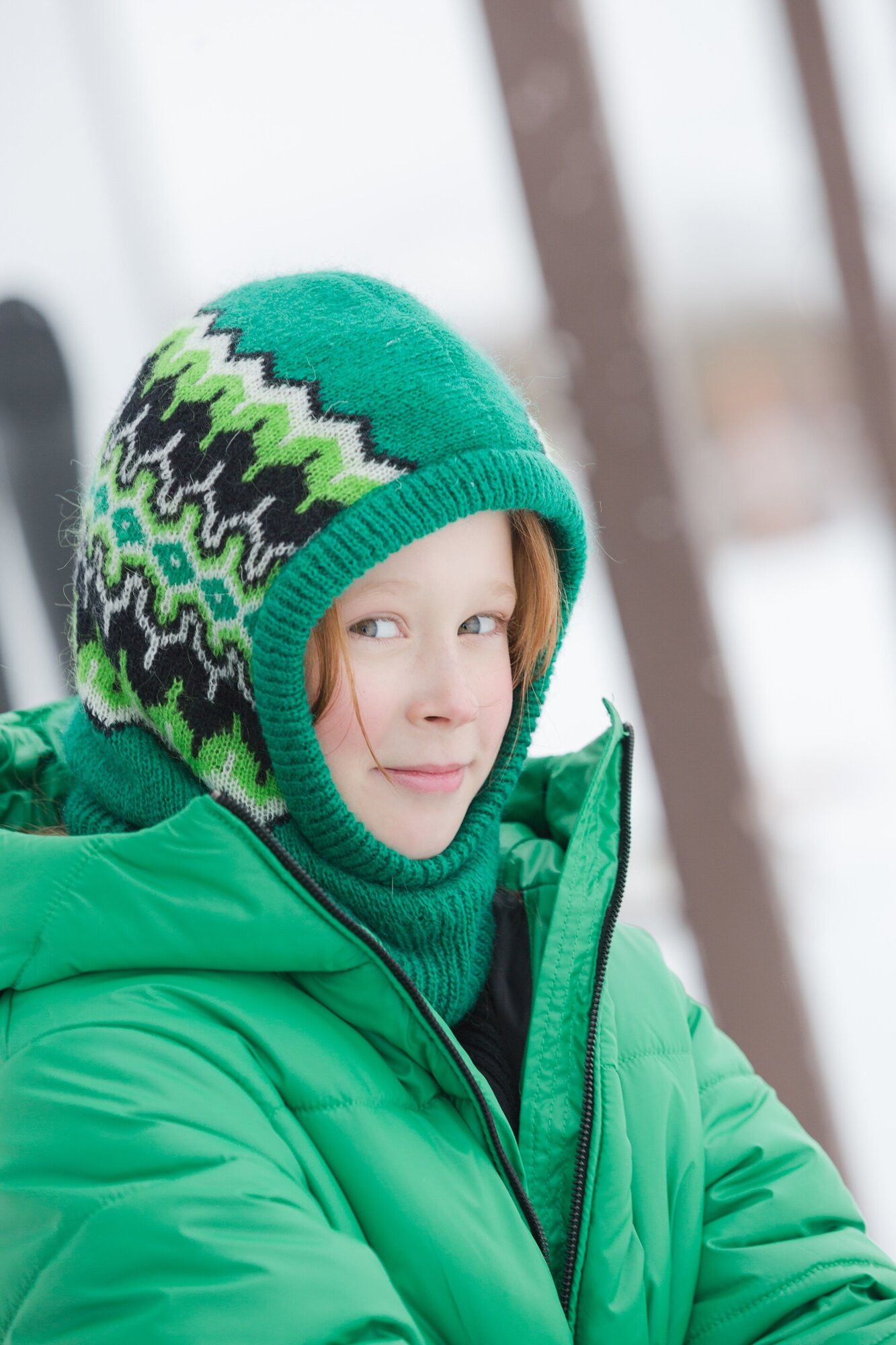 Капор для девочек