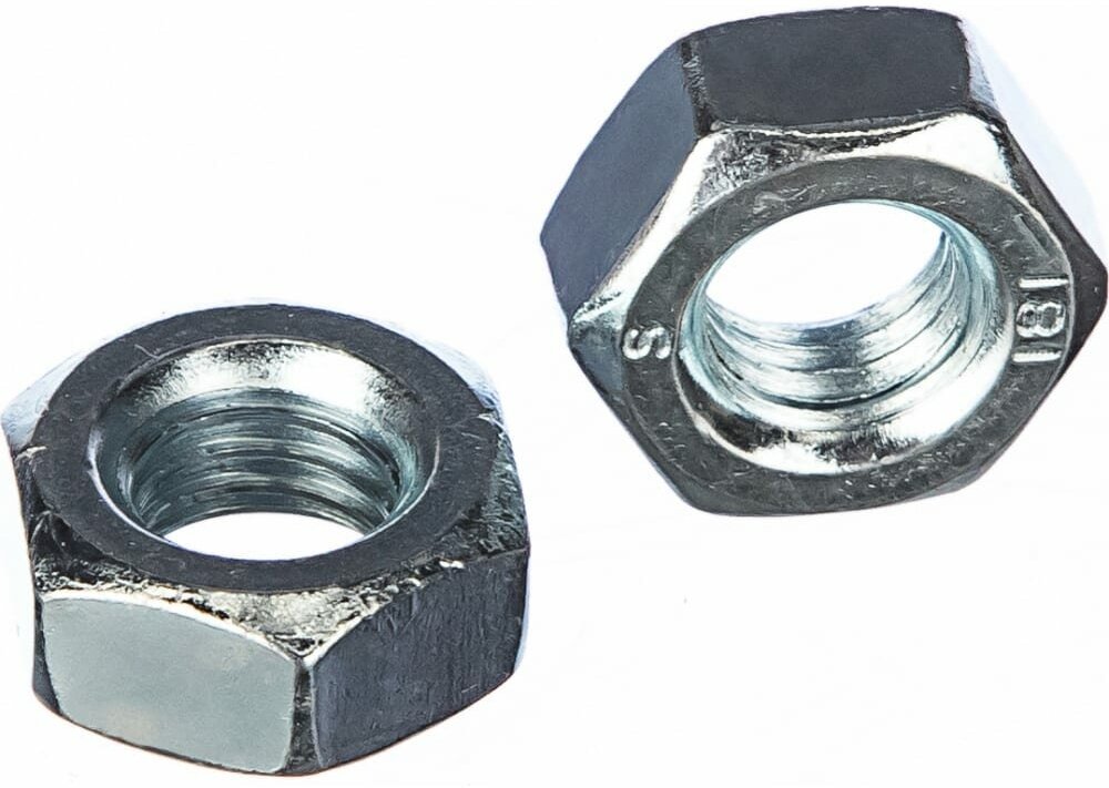 Оцинкованная шестигранная гайка Tech-Krep М10 DIN934 50 шт.