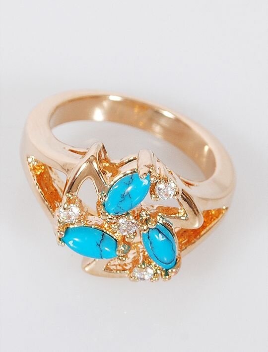 Кольцо, бирюза