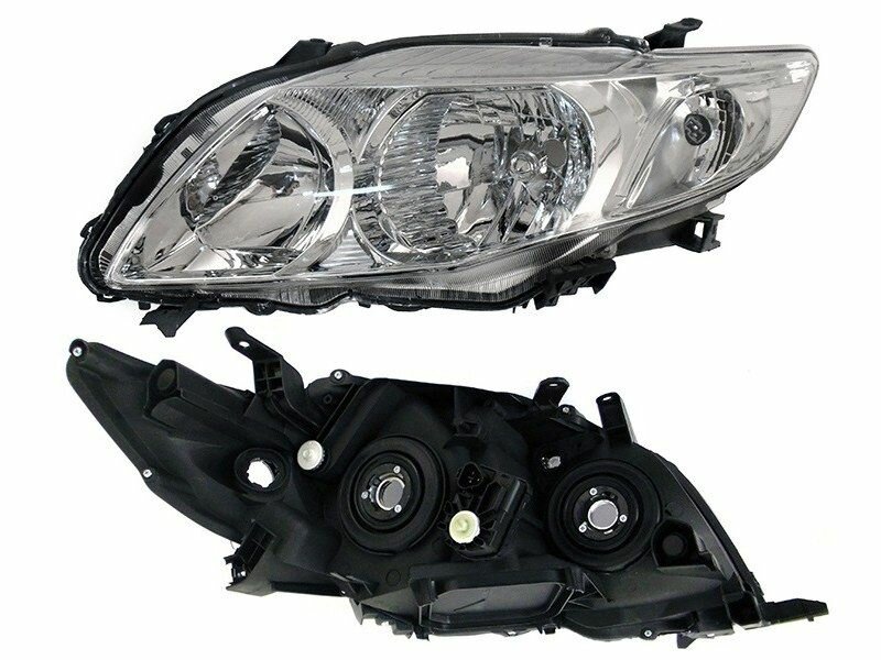 Фара Toyota Corolla (E150) 06-10 (Слева/ Галоген/ С электрокорректором) Sat арт. ST-212-11M7L