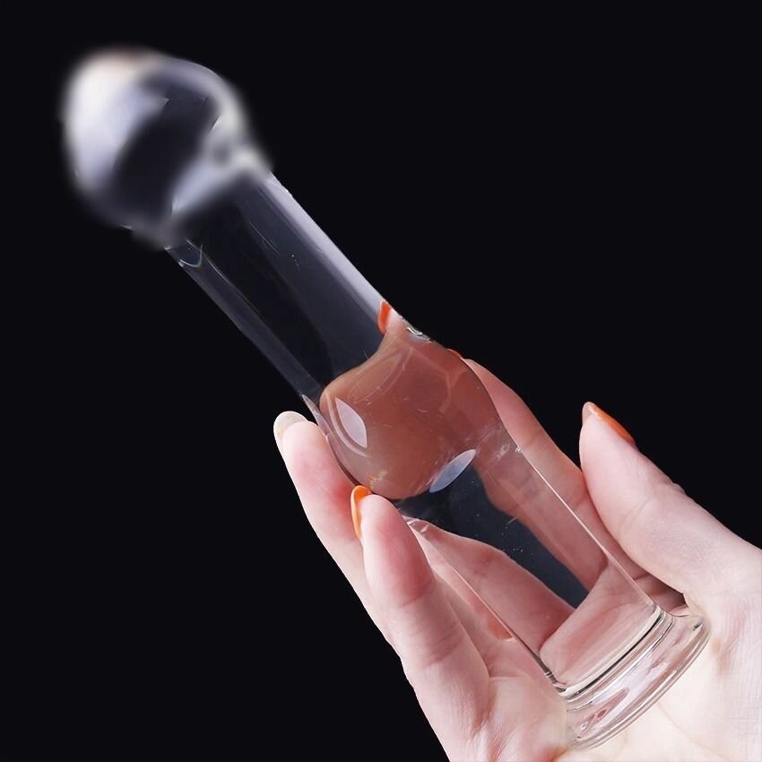 Анальная пробка стекло 16,5см X 3,5 см