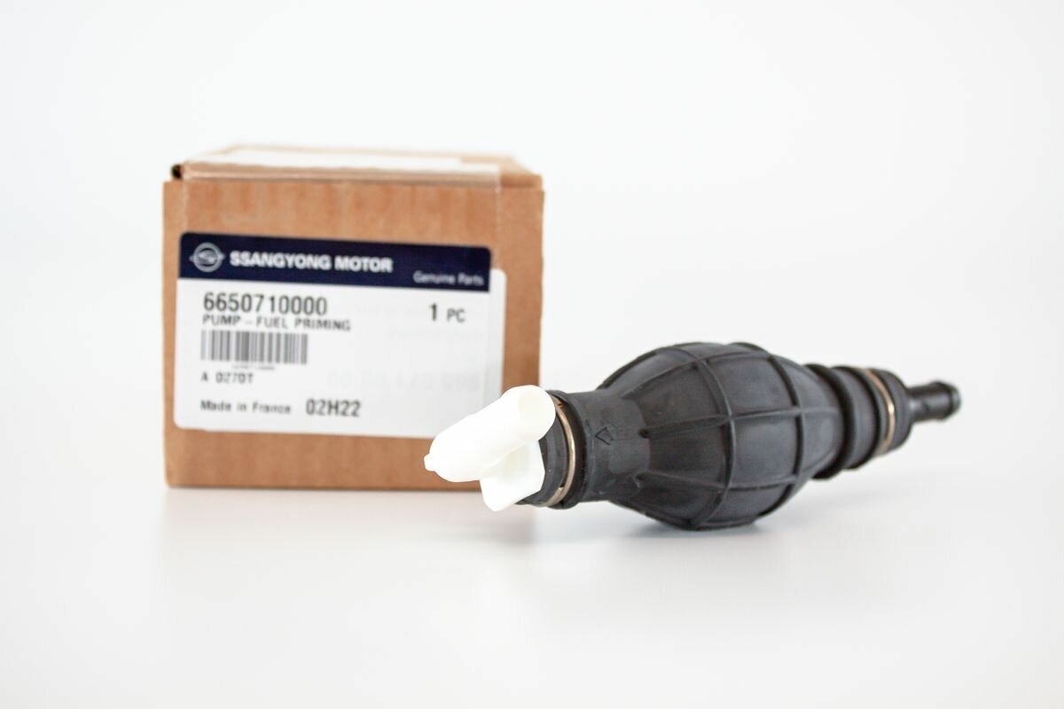 Насос ручной подкачки топлива (груша) SSANG YONG Actyon / Kyron / Rexton 2,0 / 2,7XDi , санг йонг актион рекстон кайрон , 6650710000