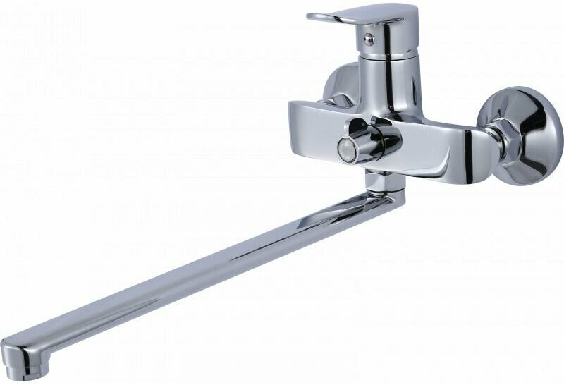 H22003 Смеситель для ванны и умывальника одно рычажный хром