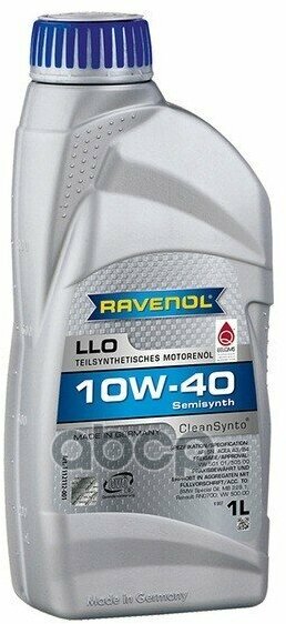 SAE 10W-40 1L LLO NEW моторное масло Ravenol арт. 4014835724310