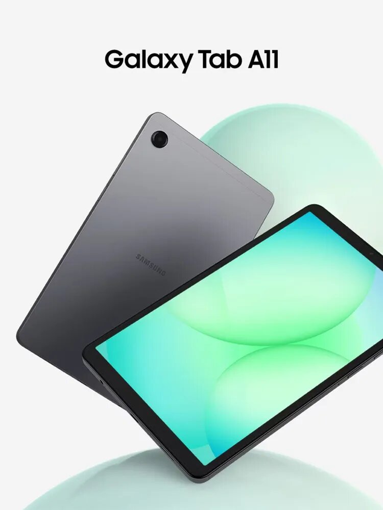Samsung Планшет Galaxy Tab A11 WIFI Pad 8 ГБ+128 ГБ SM-X133, Google Play, обновление ota, Поддержка русского языка, не поддерживает sim-карту, 8.7" 8 ГБ/128 ГБ, черный