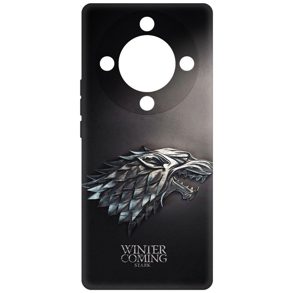 Чехол-накладка Krutoff Soft Case Игра Престолов. Зима Близко для Honor Magic 5 Lite черный
