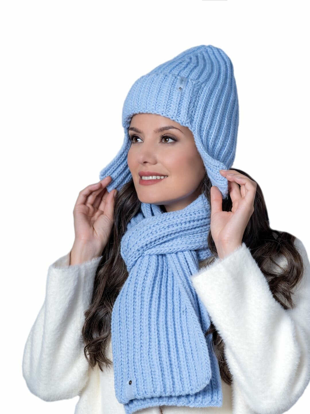 Шапка-ушанка для женщин