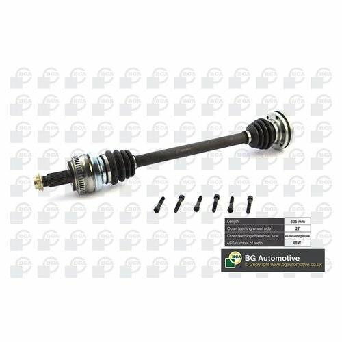 Полуось Bga DS0912L для BMW 3 серия E36, E46