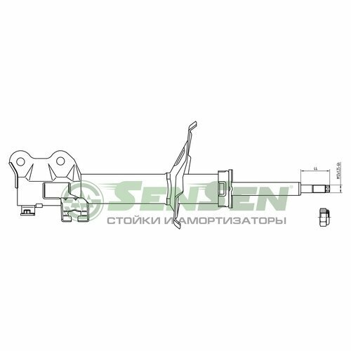 Амортизатор подвески Sensen 42130010