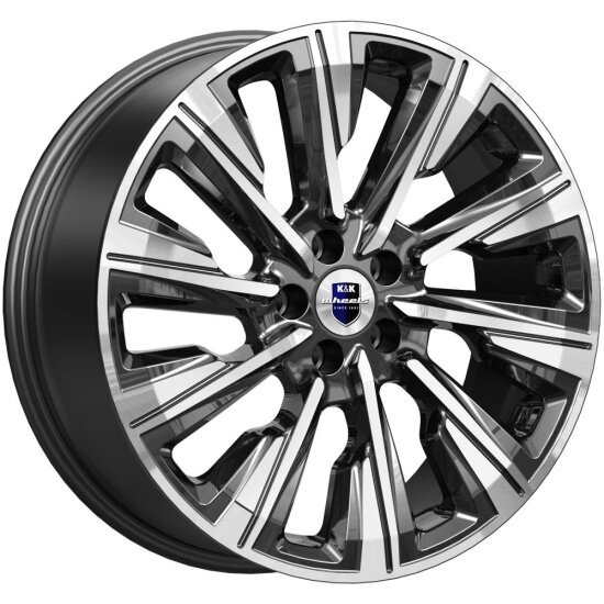 Диск K&k Галего 7.5x19/5x114.3 D64.1 ET40 алмаз чёрный