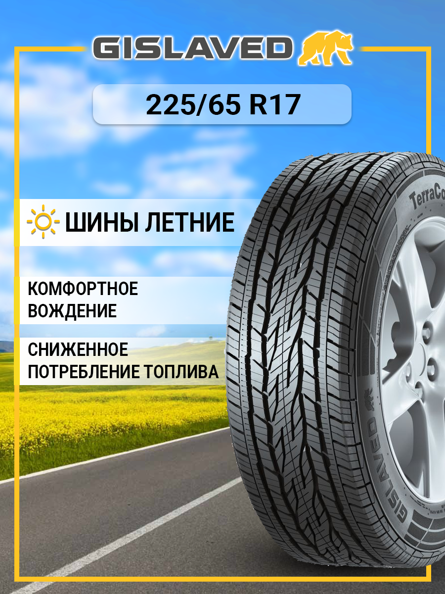 Шина летняя автомобильная Gislaved TerraControl (ex. Continental) 225/65 R17 102H