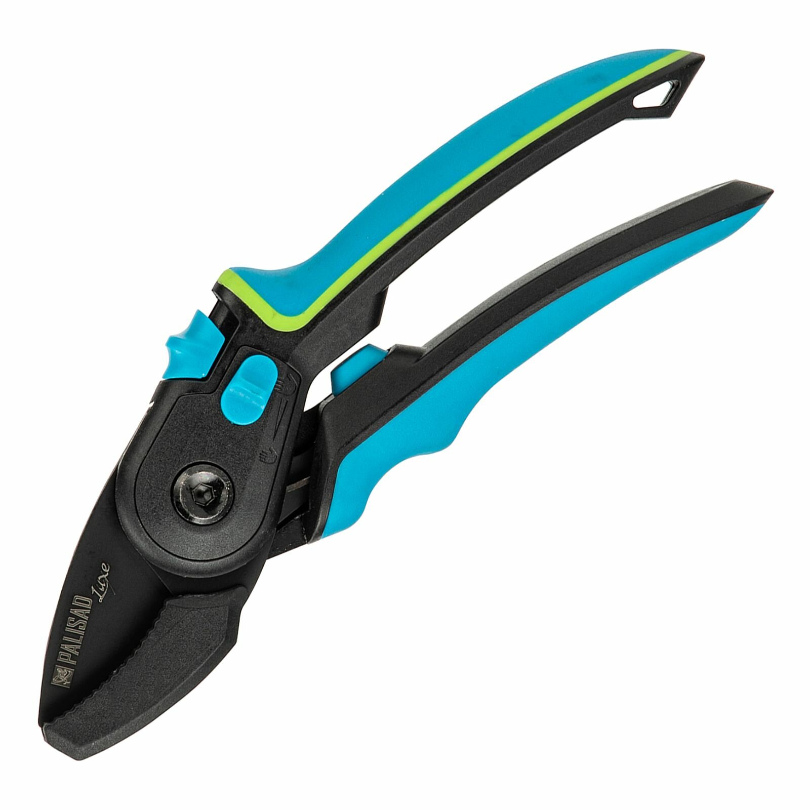 Секатор садовый PALISAD с наковальней, 220 мм, регулировка захвата, трехкомпонентные рукоятки, Luxe (6048057)