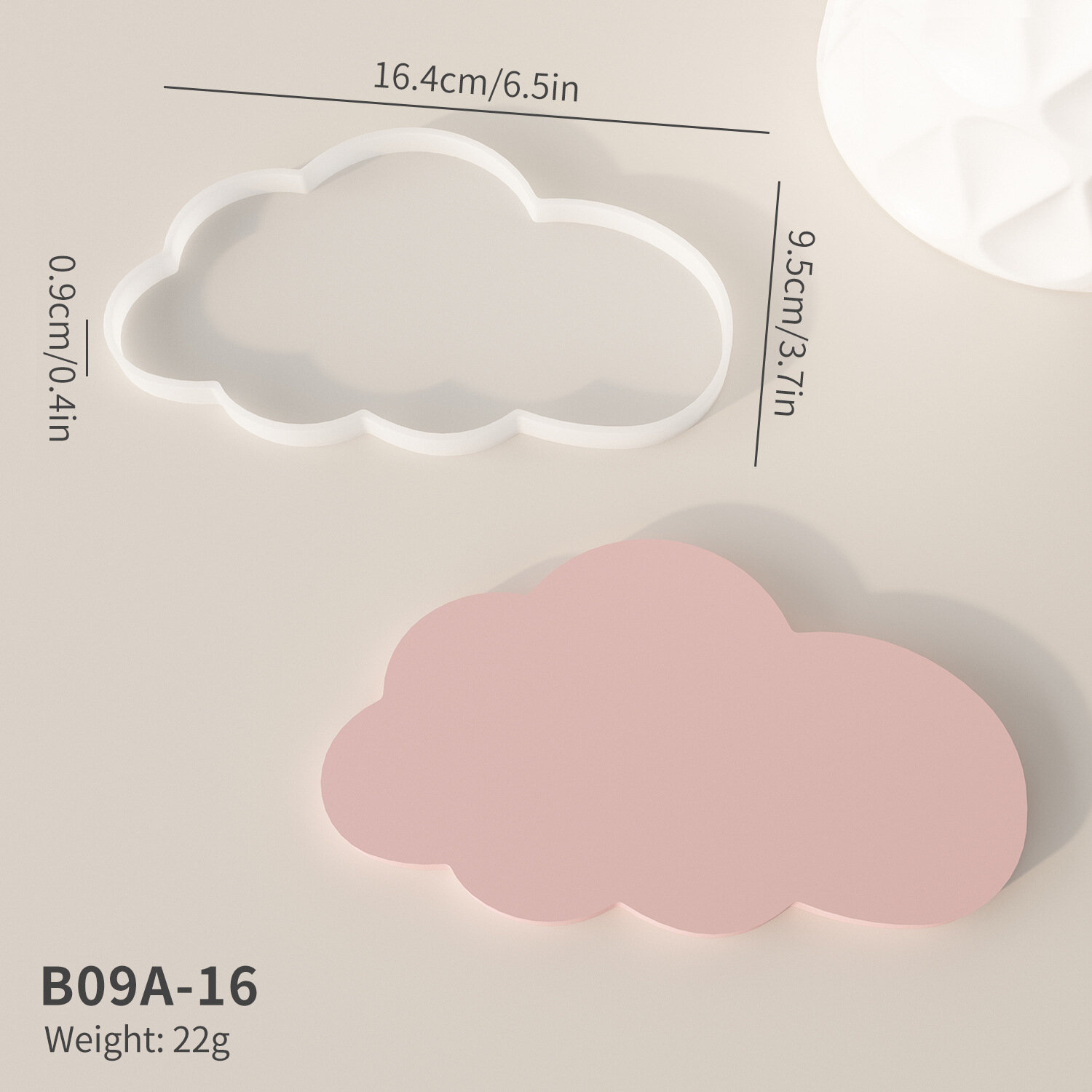 Cloud Coaster силиконовая форма DIY Кристалл эпоксидная штукатурка свечной стол облачная эпоксидная форма