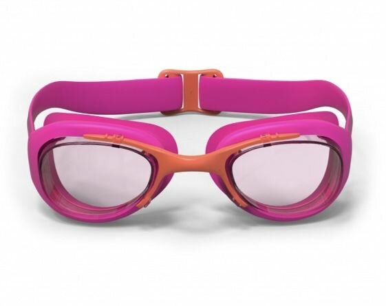 Очки для плавания детские розовые Nabaiji Xbase размер S Decathlon