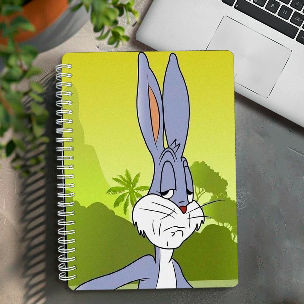 Блокнот деревянный Wood-Book, а5, с принтом в клетку а5 подарочный, бакс бани