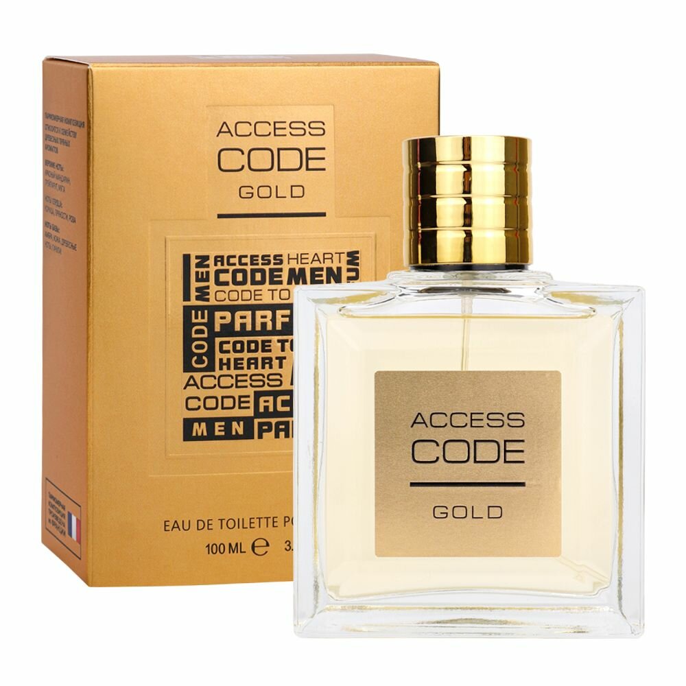 Delta parfum Туалетная вода мужская Access Code Gold, 100 мл