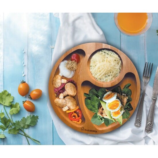 Менажница Harmonia "Круг 3-х секции" d23х1,5 см