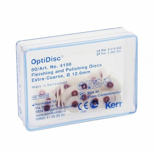 Диски OptiDisc очень грубый, 12,6 мм 80 шт