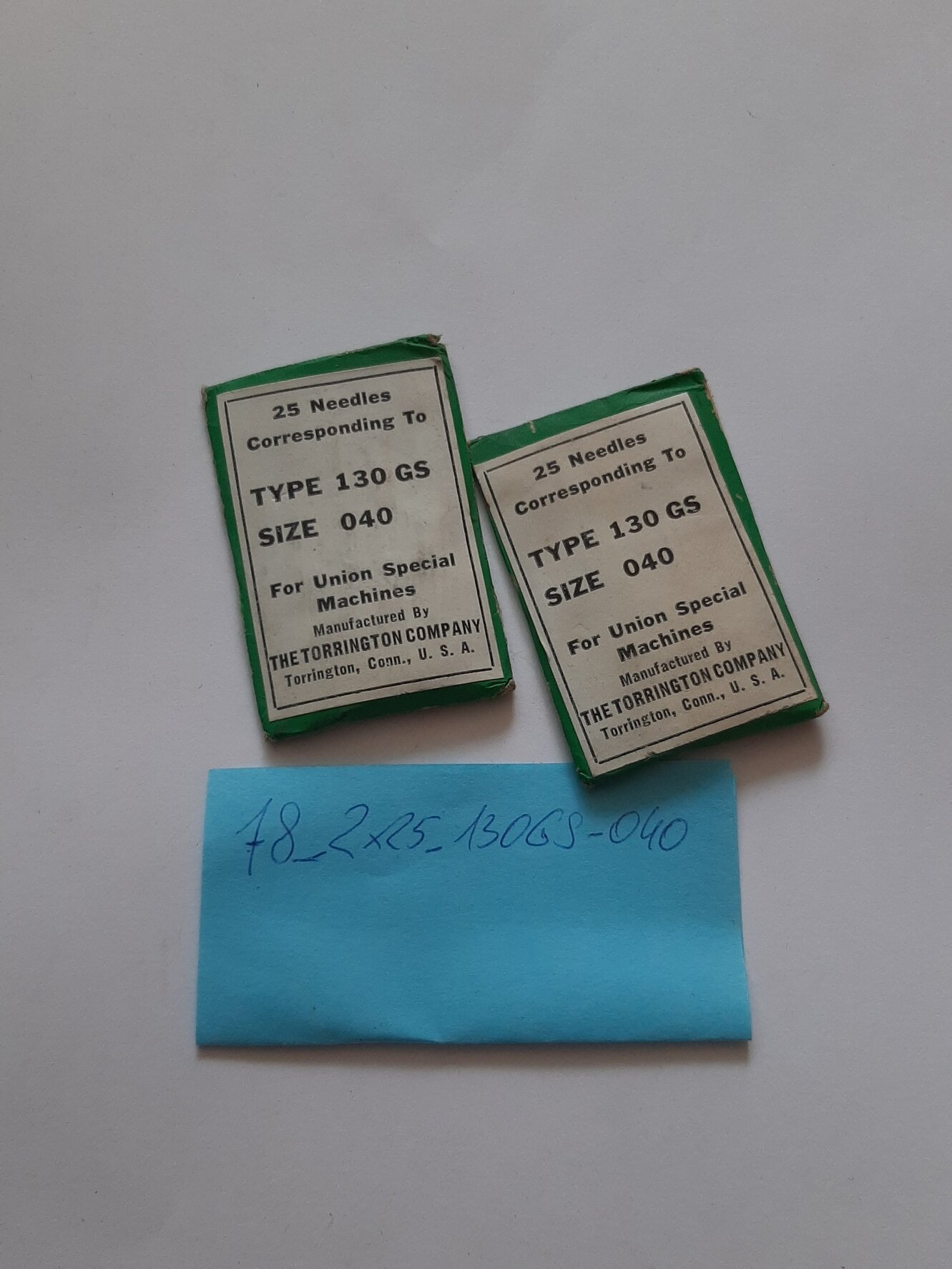 25шт Промышленных швейных игл Torrington for Union Special machines 130GS № 040