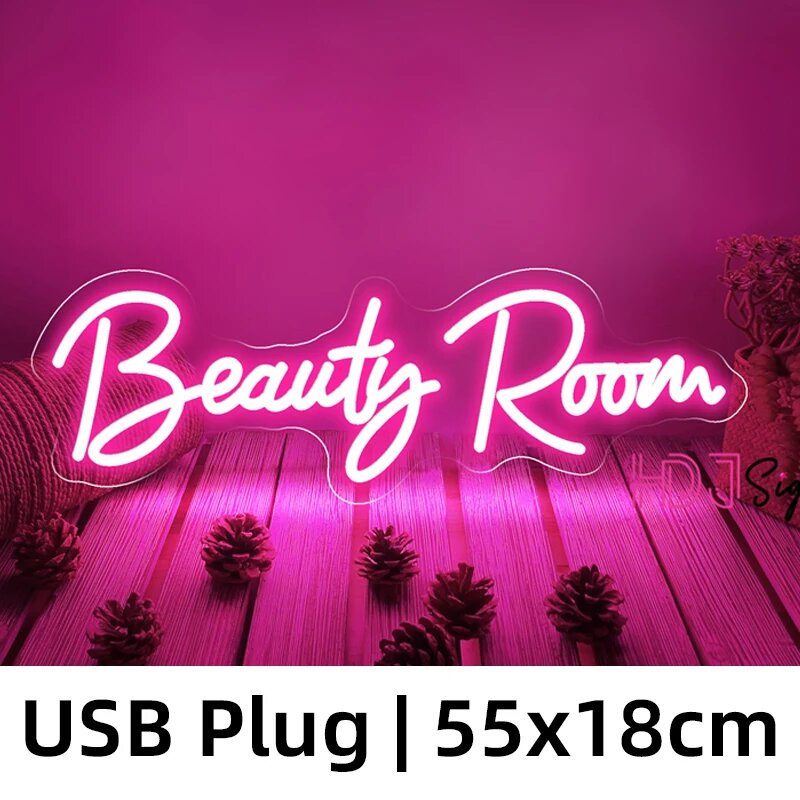 Неоновые лампочки ZHAOPAILAO NEON для ногтей Beauty Room 55x18cm, 8-purple