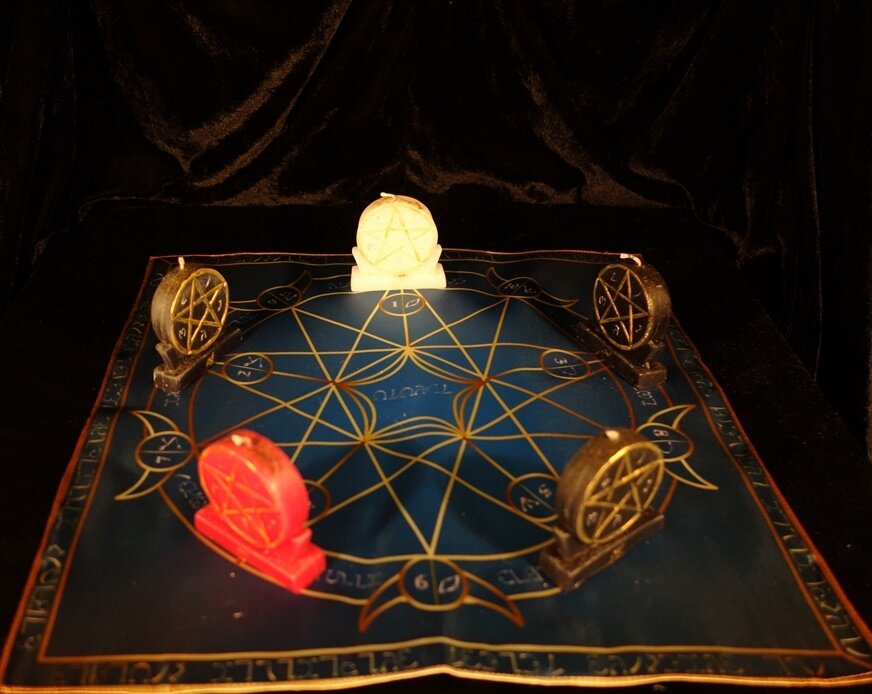 Языческий Ритуал Магии Викка Волшебство Пентаграммы Только жизнь! R-025