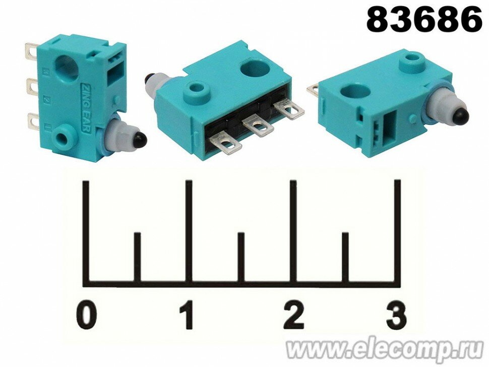 Кнопка тактовая влагозащищенная КВБ306-150SAA (38-0073)